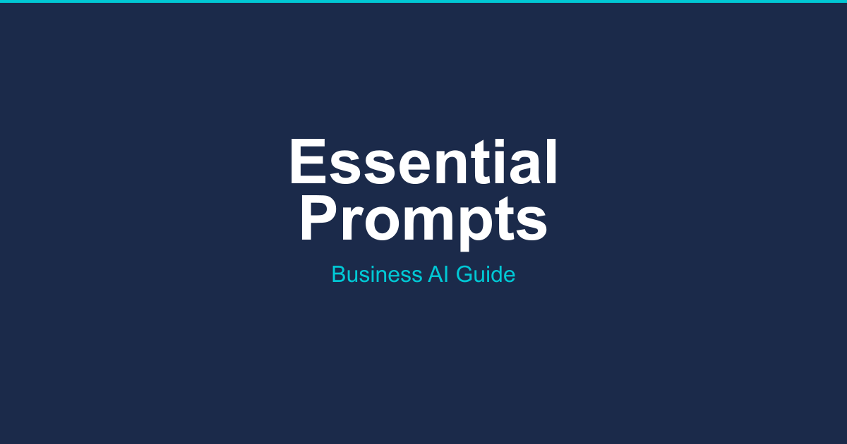 10 Essential Business Prompts Every Owner Should Know | ChatGPT.ca